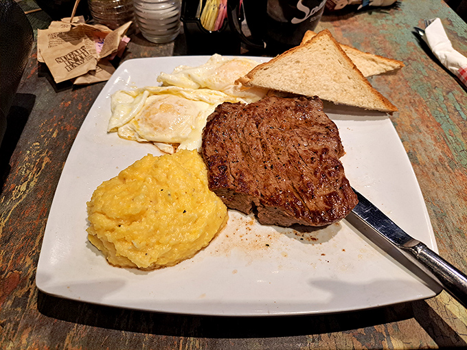 Steak and eggs&mdash;the breakfast of champions, or at least the breakfast of people who plan to skip lunch and possibly dinner too.