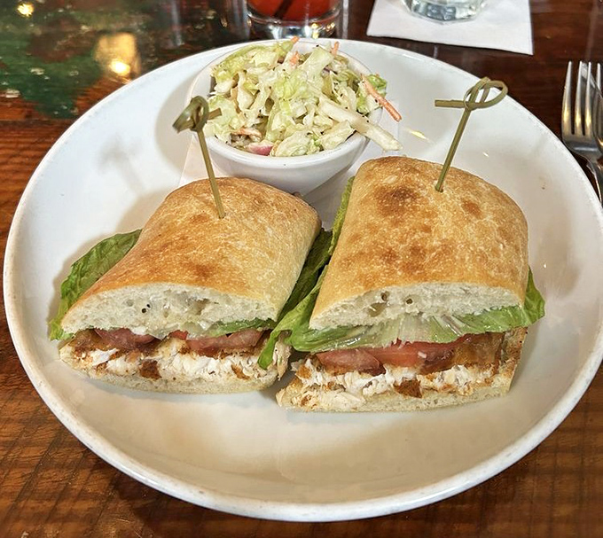 A sandwich that understands the importance of proper architecture &ndash; layers of flavor held together by bread that knows its purpose.