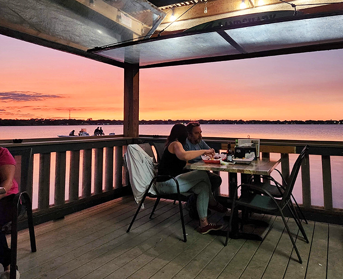 This is why you came: sunset dining where the food competes with the view, and somehow, miraculously, both manage to win. 