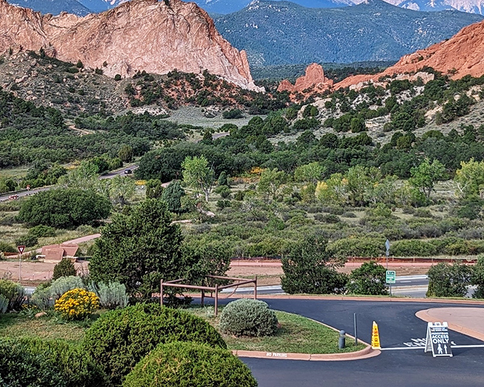 This scene is decidedly not Pensacola&mdash;unless the city has secretly been hiding red rock formations and desert landscapes somewhere behind the beach.