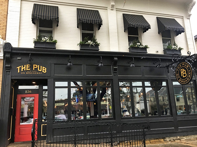 The Broadway Pub serves up atmosphere thick enough to cut with a butter knife, deliciously so.