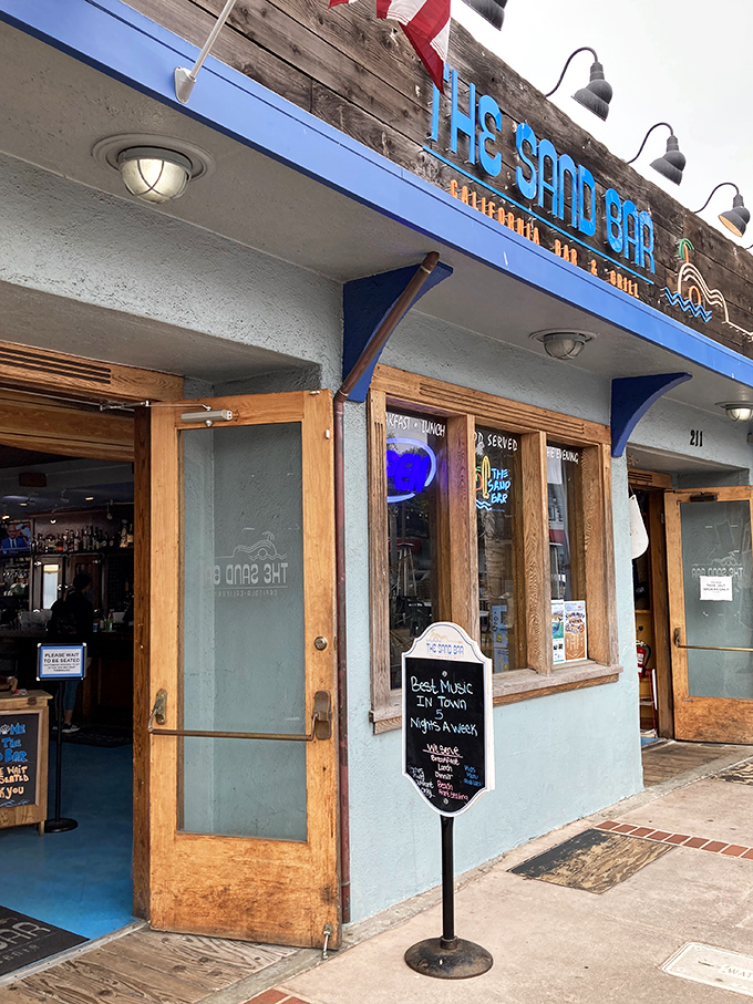 The Sand Bar lives up to its name with a laid-back coastal vibe and "Best Music in Town" – because everything sounds better with ocean acoustics.