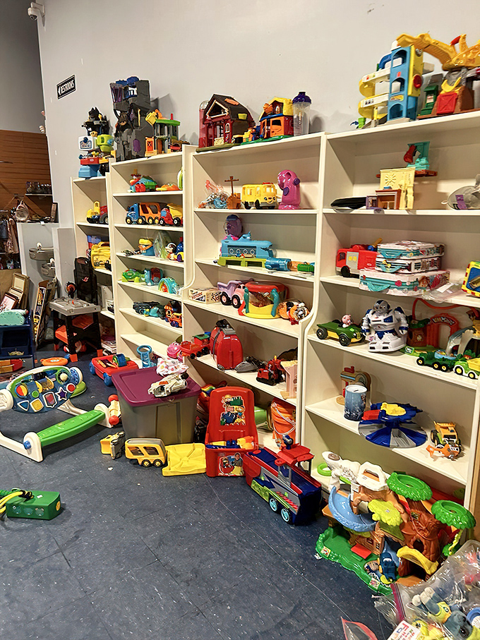 The toy section resurrects childhood memories faster than you can say "I had that!"—though your parents probably didn't.