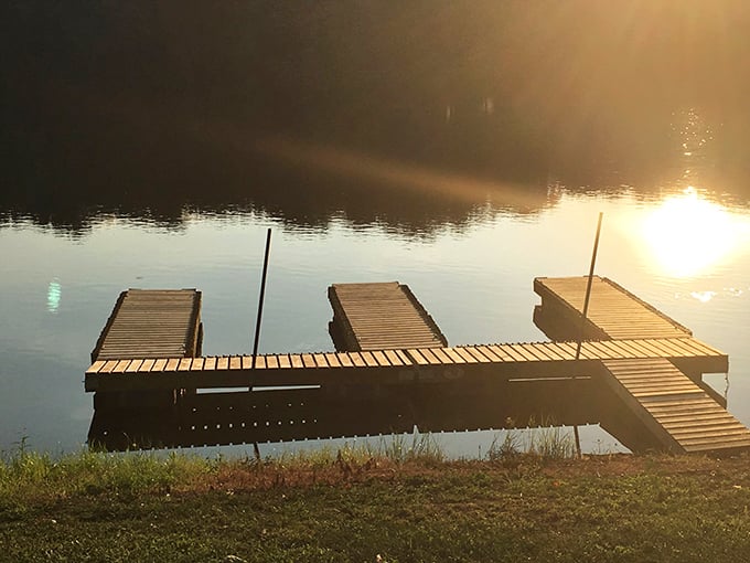 Tranquil lake views remind you that serenity doesn't have to come with a premium price.