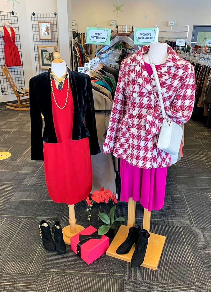 Dress to impress without the designer stress! These coordinated outfits prove secondhand doesn't mean second-best when it comes to making an entrance.