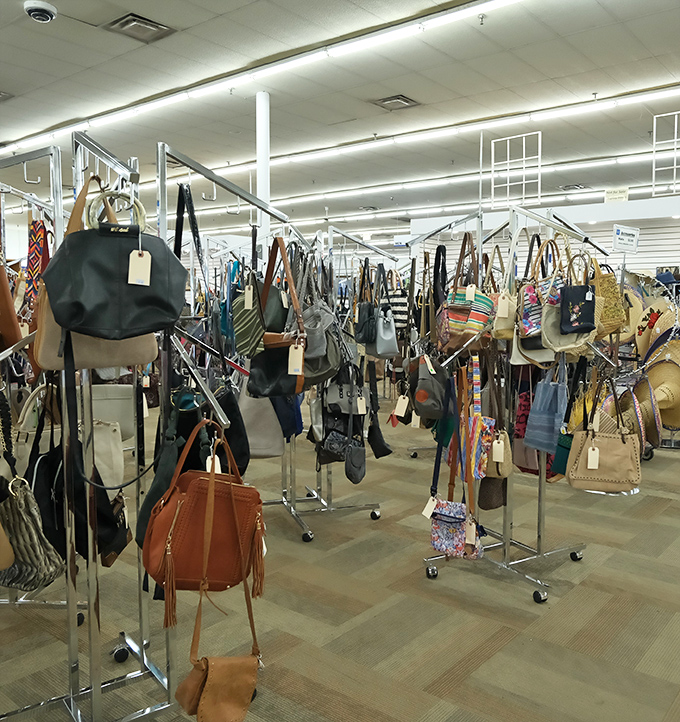 Handbag heaven where designer lookalikes mingle with genuine vintage finds. That leather tote could be your next favorite carryall&mdash;at a fraction of department store prices.