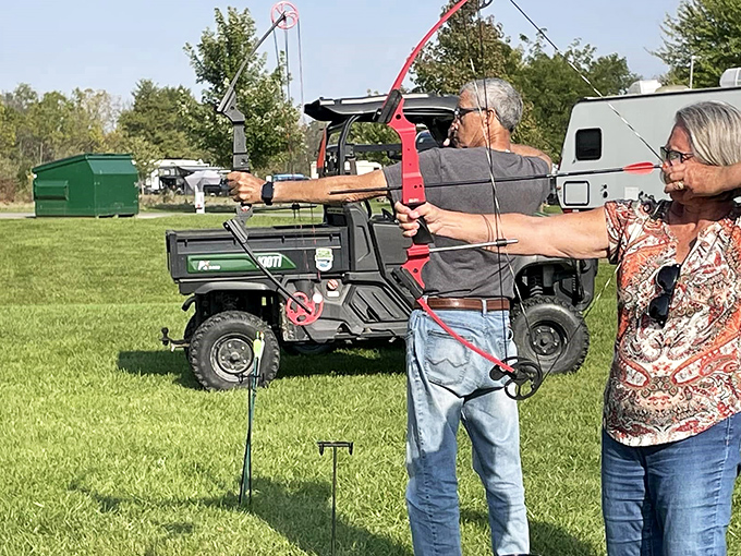 Archery at Indian Lake: where retirees discover their inner Robin Hood and wonder why they waited so long to try something this satisfying.