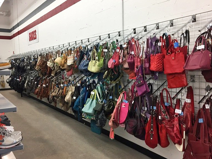Handbag heaven stretches as far as the eye can see &ndash; a kaleidoscope of purses, totes, and clutches for every possible occasion.