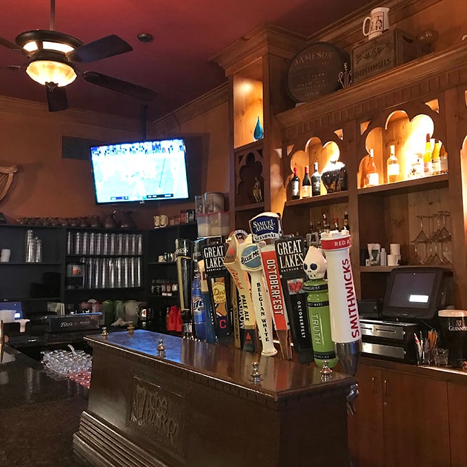 A tap selection that tells Cleveland's craft beer story alongside Irish classics. Decision paralysis has never been more delicious.