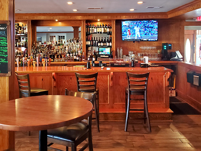 The welcoming bar area isn't just for drinks &ndash; it's where locals gather, visitors feel at home, and nobody stays a stranger for long.