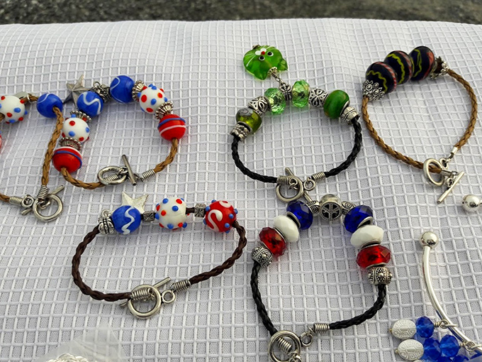 Handcrafted bracelets that spark conversations. Each bead tells a story, each color combination a personality, making "where did you get that?" the ultimate compliment.