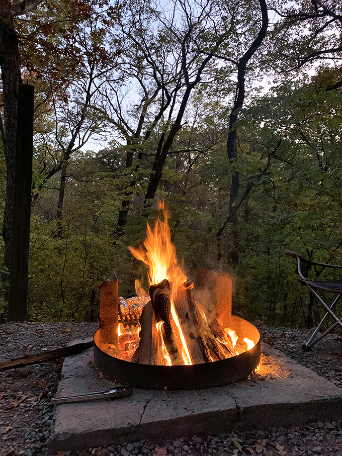 Campfire therapy: where stress evaporates with the smoke and problems seem as manageable as the marshmallow you're about to toast.
