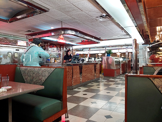 The heart of any great diner is its counter area&mdash;where solo diners find community and regulars are greeted by name.