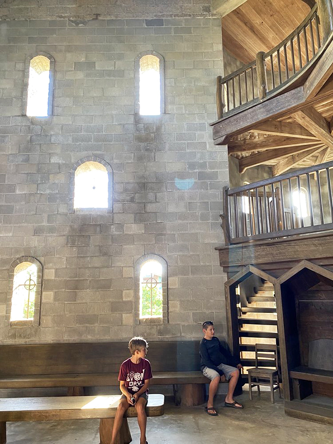 Young explorers find endless fascination in the castle's mysteries, proving magic appeals to every generation.