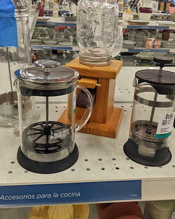 Coffee makers and kitchen gadgets galore&mdash;proof that America's caffeine addiction spans generations and brewing technologies.