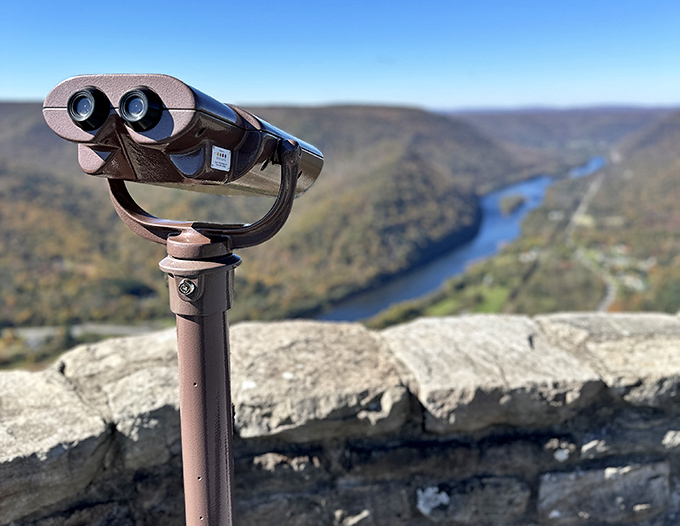 Twenty-five cents buys you a magnified glimpse of distant wonders. These viewfinders are the original zoom lens for generations before smartphone cameras.