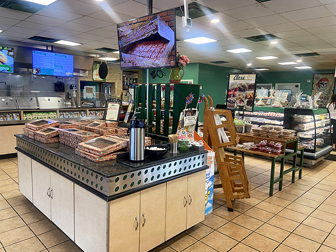 The self-serve coffee station, where Tampa locals fuel up before facing Florida traffic with newfound courage.