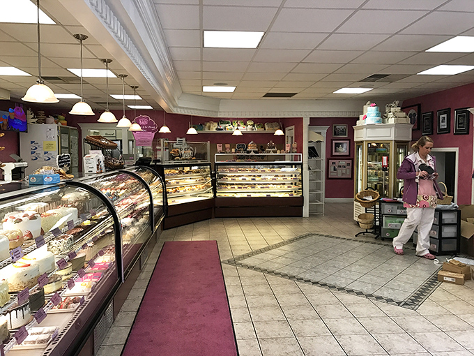 The bakery counter &ndash; where dreams come true and diets go to die. That purple carpet might as well be a red carpet for celebrity pastries.