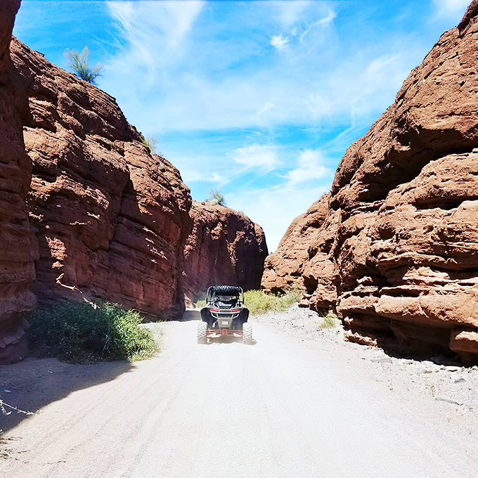 Red rock canyons create nature's hallways, inviting explorers to discover what lies around each bend. Spoiler alert: more awesome.