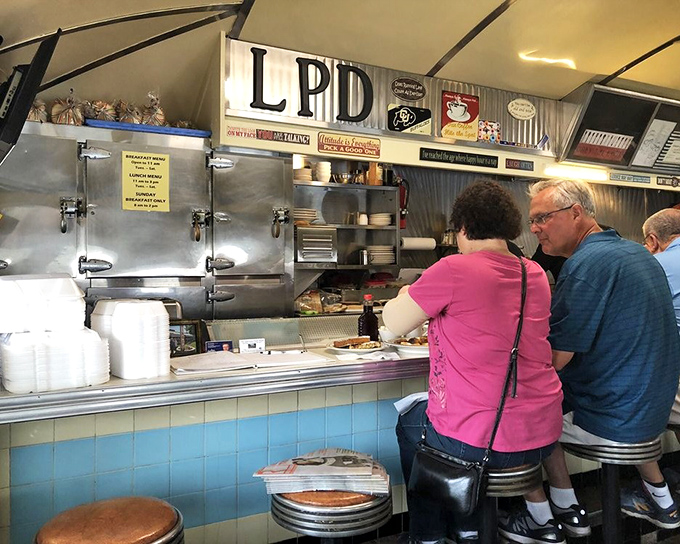 Where the magic happens&mdash;the grill area where ordinary ingredients transform into extraordinary comfort food under experienced hands.
