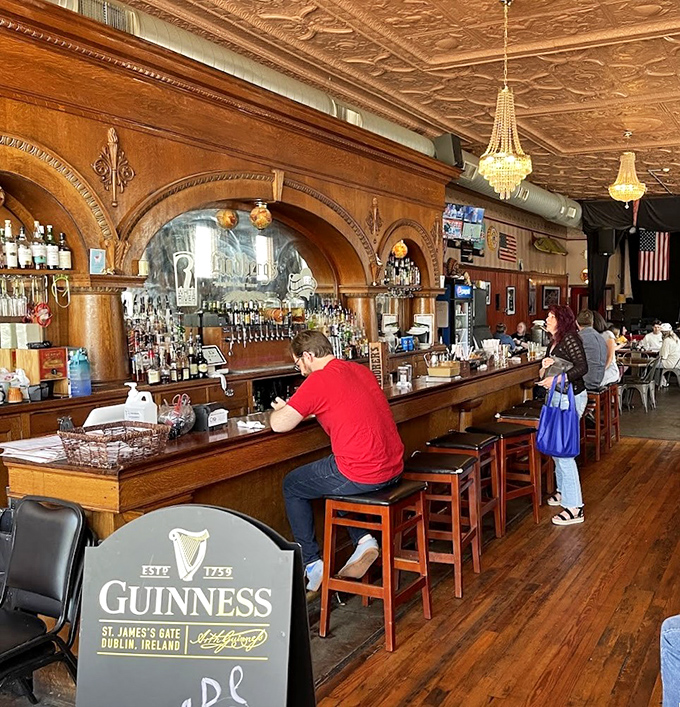 Happy faces around the table prove that exceptional food creates instant community among perfect strangers.