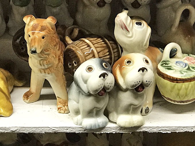 Man's best friend comes in many ceramic forms. These vintage pups have been loyally dispensing flavor since the mid-century modern era.