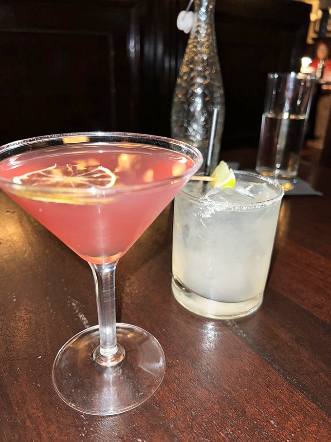 Cocktails crafted with the same attention to detail as the steaks. That martini isn't just a drink&mdash;it's liquid sophistication.