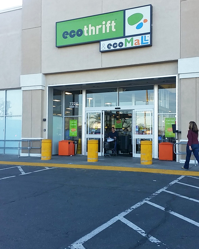 The gateway to bargain paradise, where smart shoppers enter with empty carts and exit with full hearts.