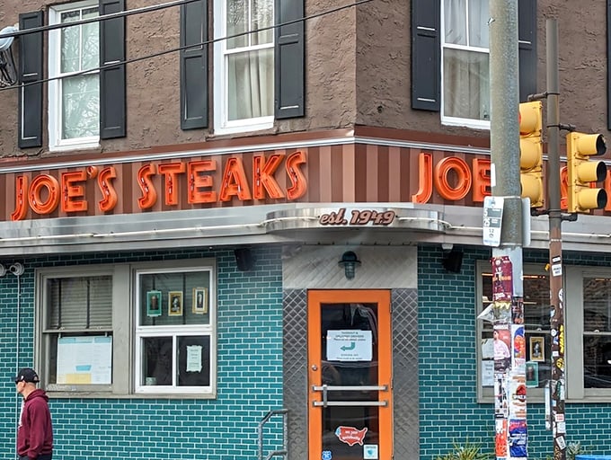 The neon-lit entrance doesn't just mark a doorway&mdash;it's a portal to a world where calories don't count and nostalgia tastes delicious.