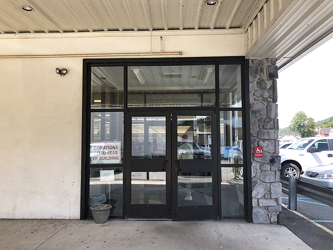 The entrance beckons with promises of undiscovered treasures. Each visit offers a new adventure&mdash;what will you find behind these doors today?