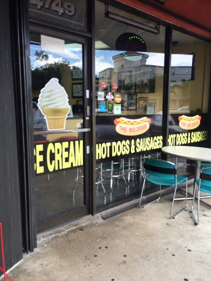 The promise of ice cream alongside hot dogs proves that Sweet Dogs understands the fundamental truth: life's too short to choose between savory and sweet.