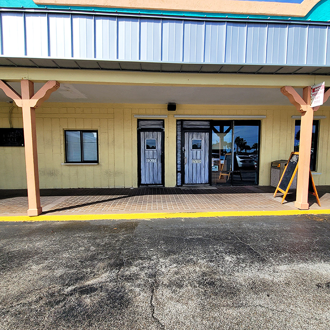 Even the entrance doors have character&mdash;weathered white wood that seems to whisper tales of countless satisfied diners who've passed through.