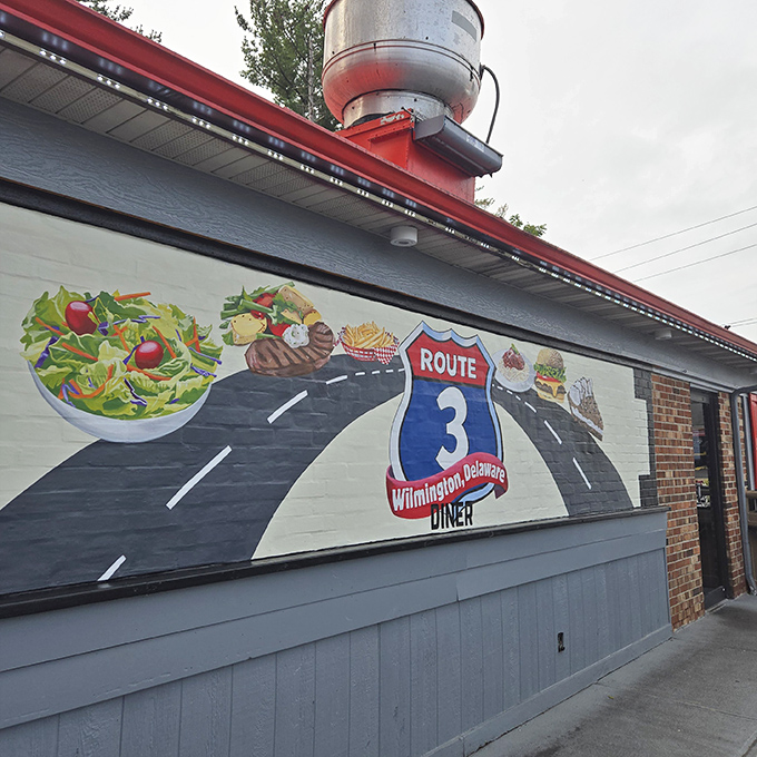 The mural says it all&mdash;Route 3 Diner isn't just a place to eat, it's a delicious journey worth taking again and again.