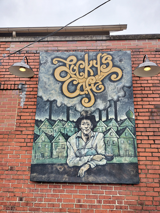 The artistic sign captures Cleveland's industrial spirit while celebrating the comfort Lucky's brings to the neighborhood&mdash;a perfect visual mission statement.