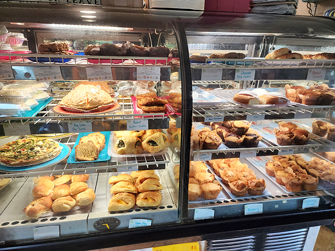 The pastry case of dreams. Like a museum of carbohydrates where everything is both art and completely edible&mdash;no alarms will sound when you touch.