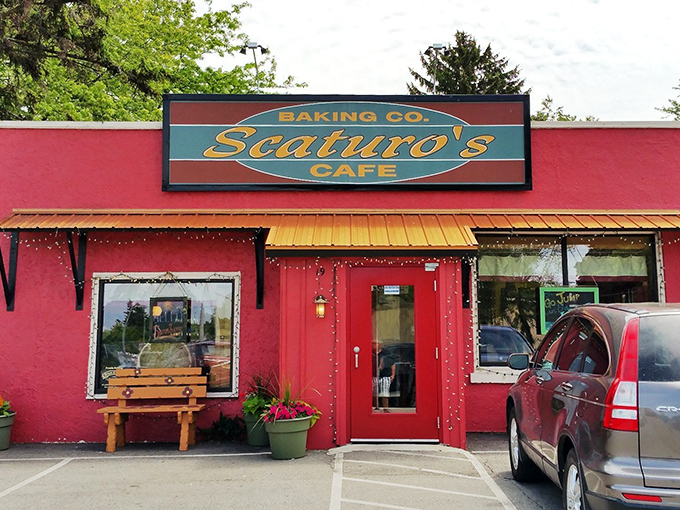 The storefront announces itself with no-nonsense Midwestern charm&mdash;a red building that promises good food without pretension, just honest deliciousness inside.