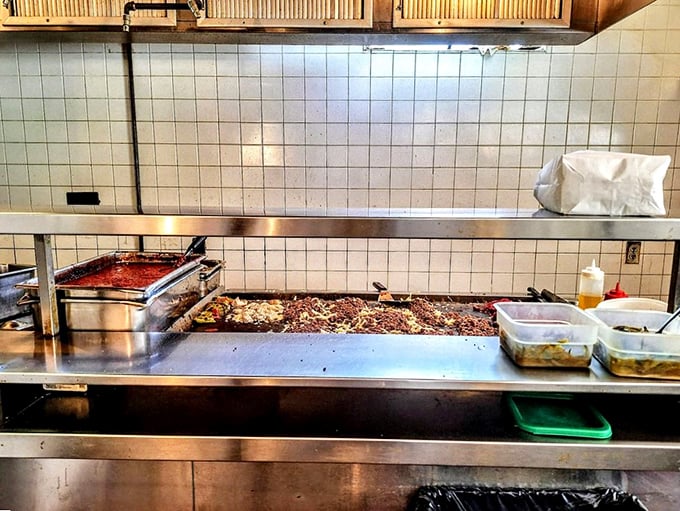 The battlefield where sandwich dreams come true&mdash;a gleaming prep station ready for the lunchtime rush of hungry Pennsylvanians.