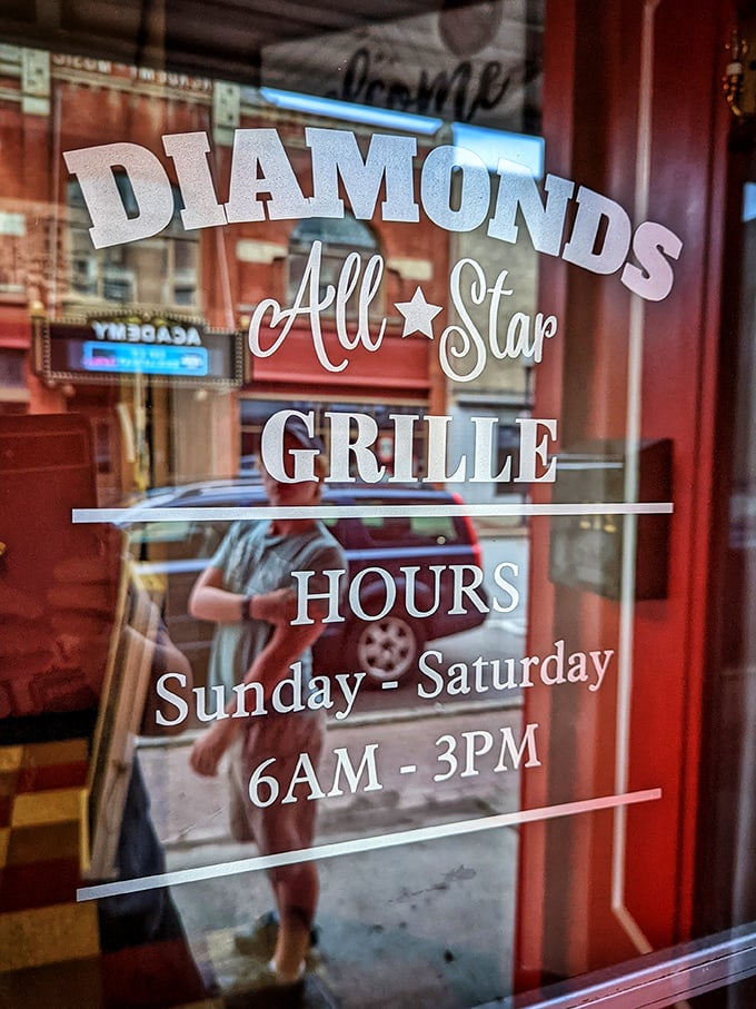 Hours posted clearly because they know once you've eaten here, you'll be planning your return before you've even paid the check.