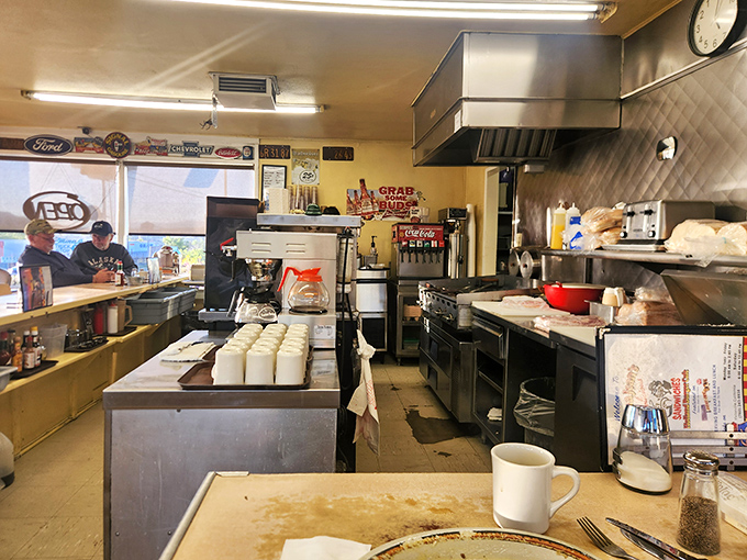 Behind the scenes, the kitchen hums with decades of experience, where every order gets the attention it deserves. 