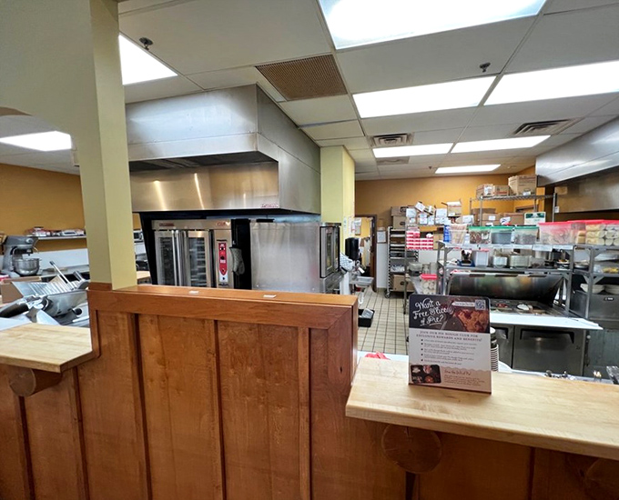 A glimpse into the kitchen where the magic happens—simple tools and skilled hands transforming basic ingredients into edible art.