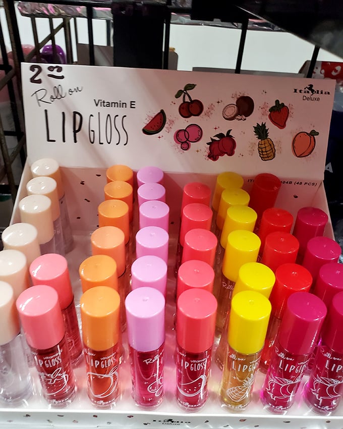 Fruit-flavored lip glosses for just $2? Sweet deal! Your lips can taste like strawberry even if you're eating tacos.