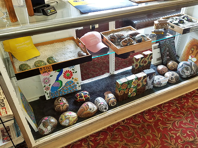 Local crafts and mementos for sale prove that Trolley Shops isn't just feeding stomachs&mdash;it's celebrating the community's creative spirit.