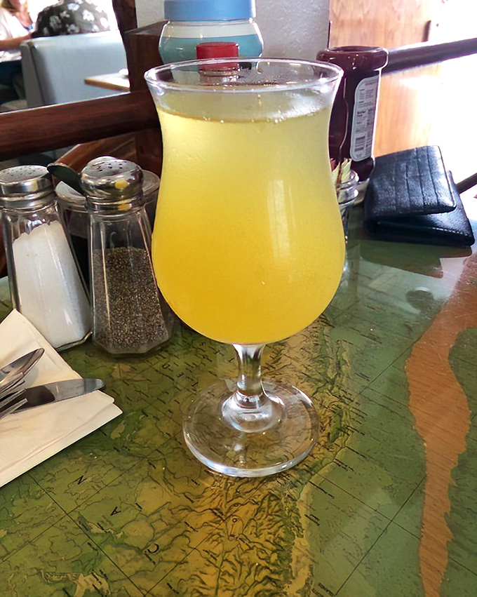 The mimosa &ndash; breakfast's favorite loophole for morning cocktails, served in a glass that catches the light like California sunshine.