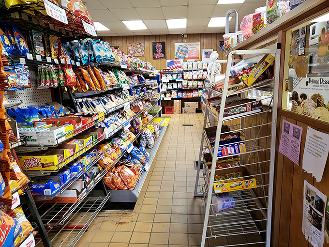The mini-market section offers everything a sandwich enthusiast might need &ndash; including enough snacks to survive the apocalypse in delicious style.