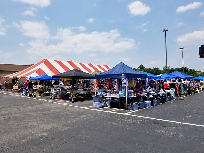 Open-air bargain hunting at its finest. Under these colorful tents, haggling isn't just allowed—it's practically required for the full experience.