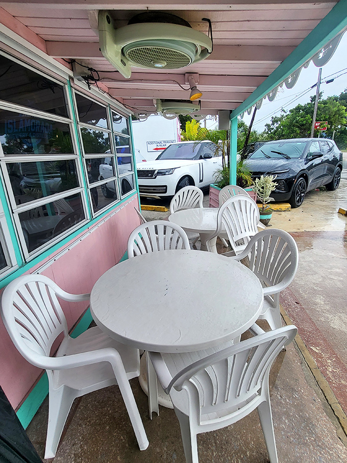 Rain or shine, the outdoor seating offers a casual spot to enjoy Keys cuisine while soaking up that laid-back Florida vibe. 