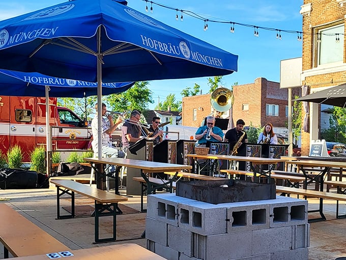 Summer at Kegel's means beer garden bliss. Live music, cold brews, and picnic tables&mdash;proving Germans knew how to party long before EDM was invented.