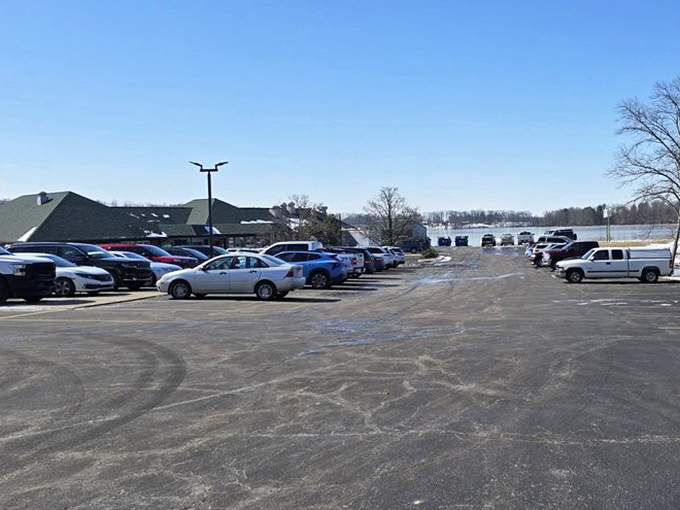 A full parking lot is the universal sign language for "the food here is worth the drive." Hoosiers know their stuff.