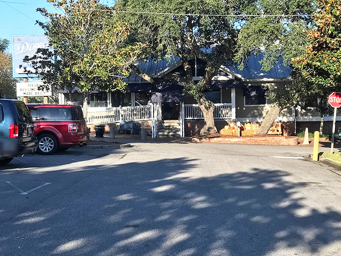 The parking lot fills early outside this unassuming building where breakfast pilgrims arrive before dawn for their morning communion.