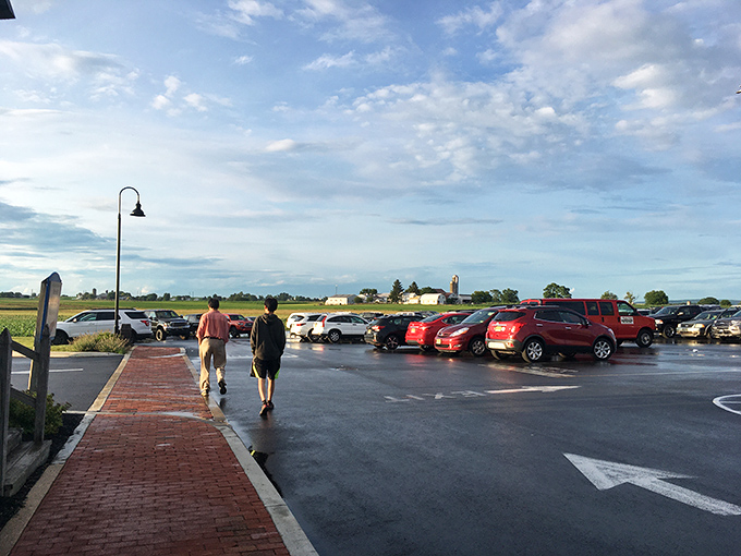 The parking lot &ndash; where you'll waddle back to your car, questioning your life choices but planning your next visit before you've even left.